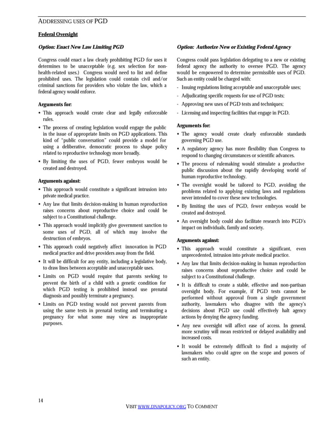 Pgd discussion challengesconcerns | PDF