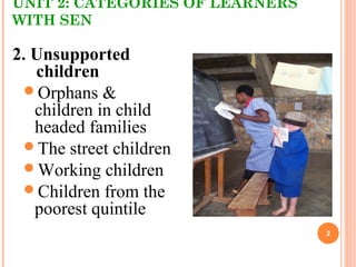 Pgde 603 special needs education 2017 unit 2 | PPT