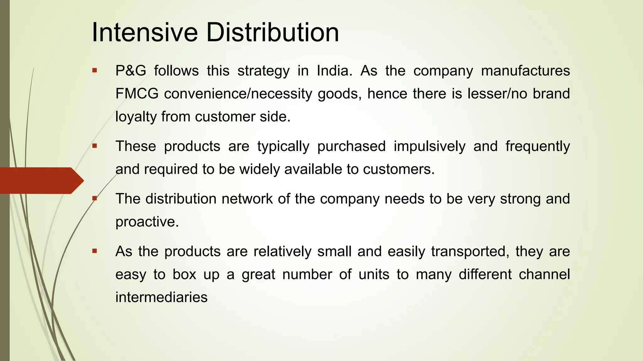 Procter and Gamble distribution channel system | PPTX