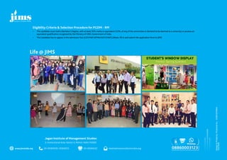JIMS Rohini PGDM Retail Management Program | PDF
