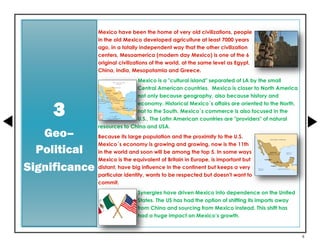 Country description- Mexico | PDF