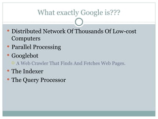 How Google WOrks? | PPT