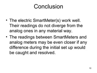 PGE electric SmartMeter analysis | PPT