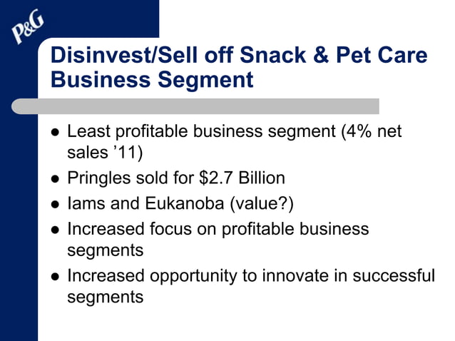 Procter & Gamble Strategic Analysis | PPTX