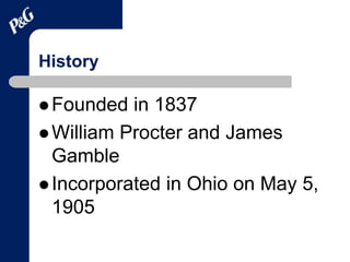 Procter & Gamble Strategic Analysis | PPTX