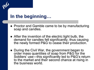 Procter & Gamble Strategic Analysis | PPTX