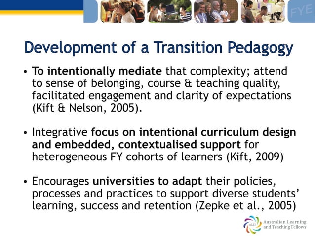 Transition Pedagogy and the PostGraduate Student Experience | PPT