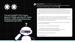 Introduction to the ChatGPT-assisted Clinicopathologic Conference | PDF