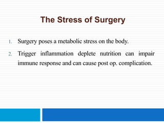 Co relation between Plastic surgery and Nutrition | PPTX