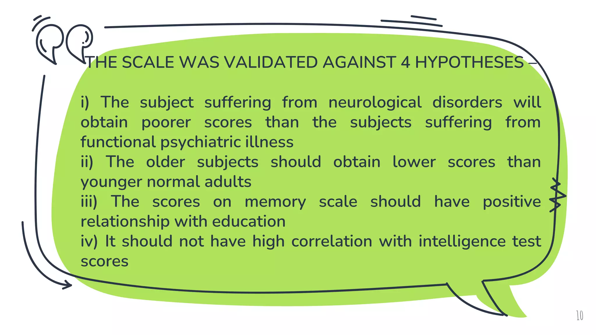 PGI MEMORY SCALE.(PSYCHOLOGY) | PPTX