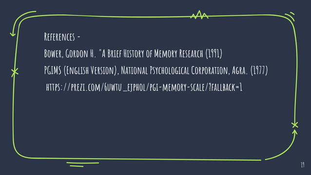PGI MEMORY SCALE.(PSYCHOLOGY) | PPTX