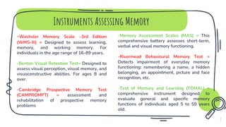 PGI MEMORY SCALE.(PSYCHOLOGY) | PPTX