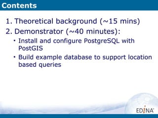 Getting Started with PostGIS geographic database - Lasma Sietinsone, EDINA | PPT
