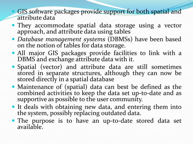 Principles of GIS unit 2 | PDF