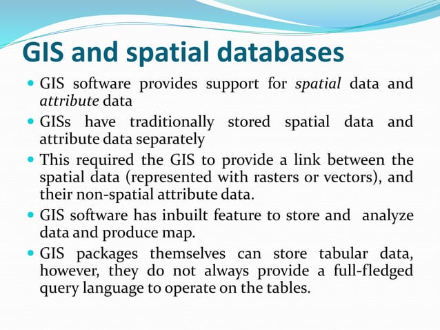Principles of GIS unit 2 | PDF