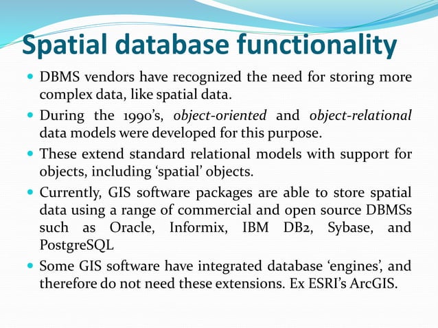 Principles of GIS unit 2 | PDF