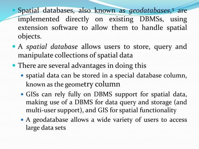 Principles of GIS unit 2 | PDF