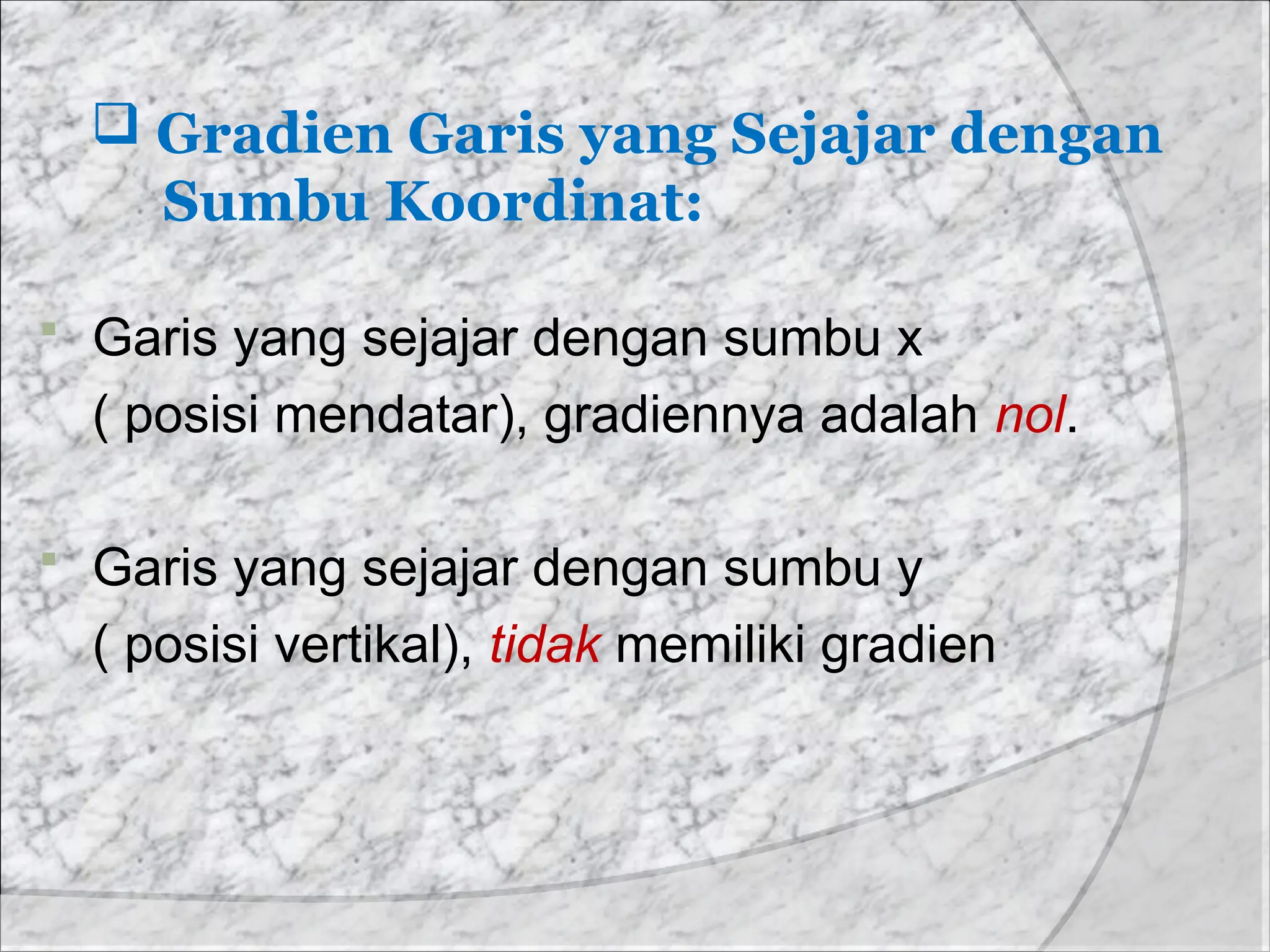 Persamaan Garis Lurus.ppt ini untuk kls8 | PPT
