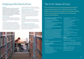 School of Law Postgraduate Brochure | PDF