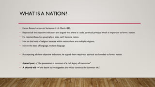 A PPT of the lecture on Nation and Nation states | PPTX
