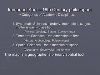 GEOG100--Lecture 01--What is Geography? | PPT