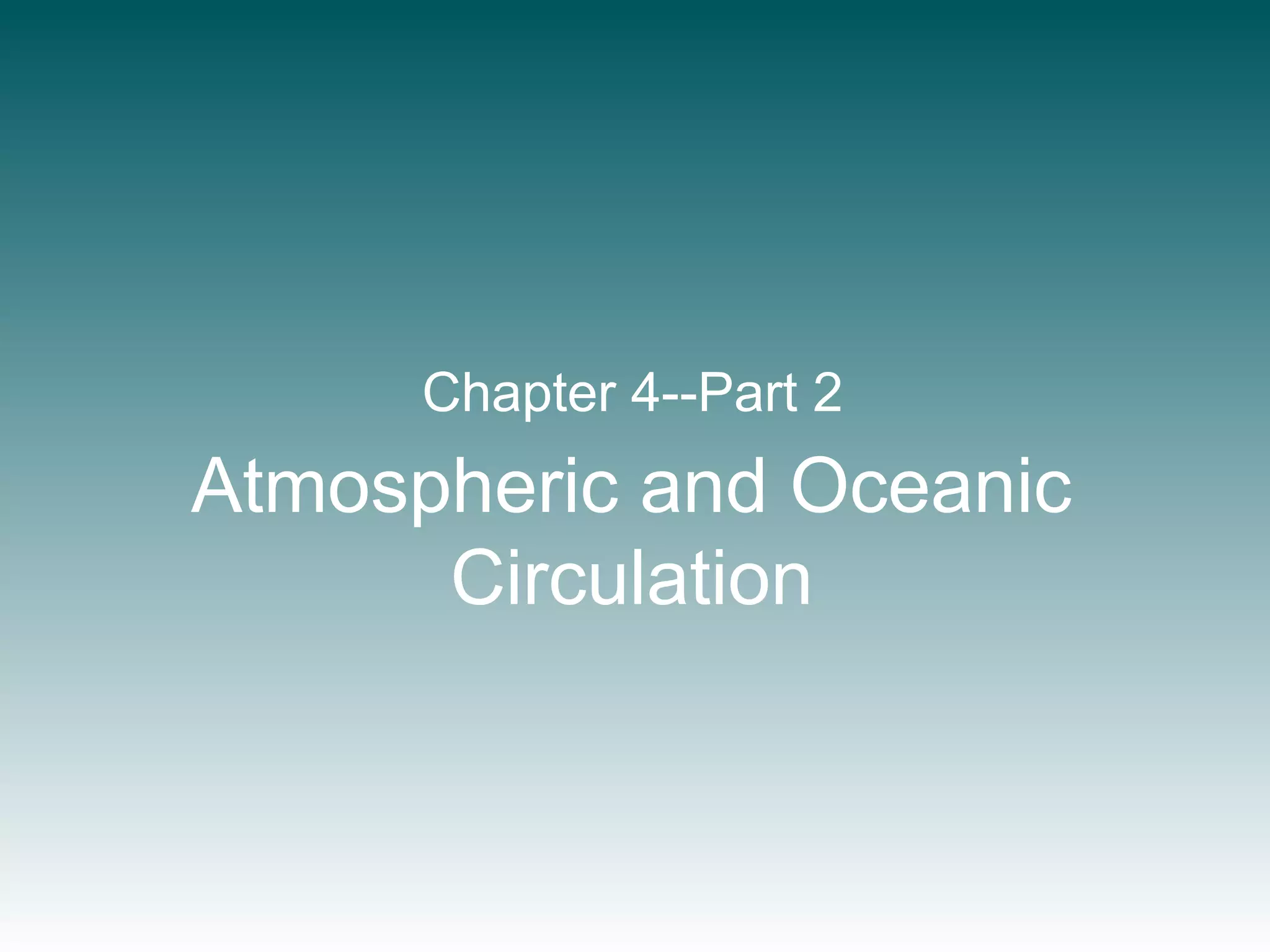 Physical Geography Lecture 06.5 - Atmosphere and Ocean Circulation Pt2 ...