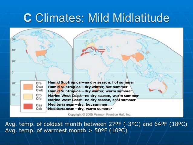 GEOG 100--Lecture 09--Global Climates
