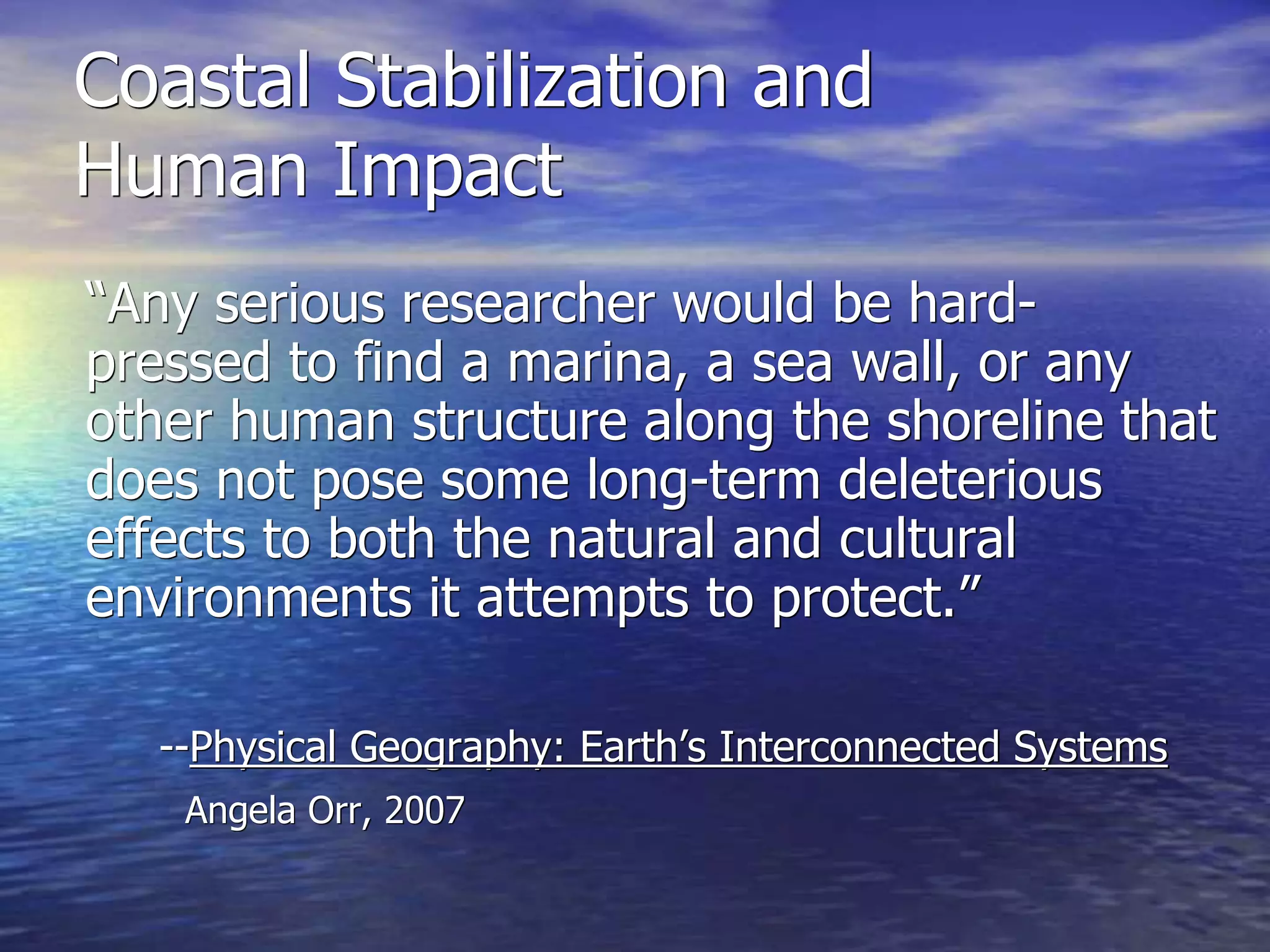 Physical Geography Lecture 17 - Oceans and Coastal Geomorphology 120716 ...