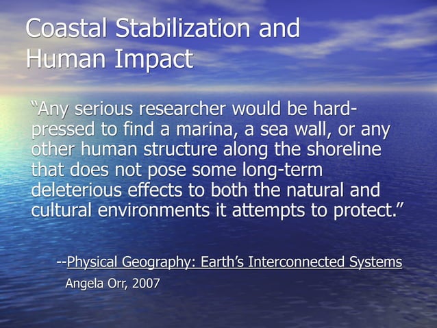 GEOG 100--Lecture 17--Coastal Geomorphology | PDF