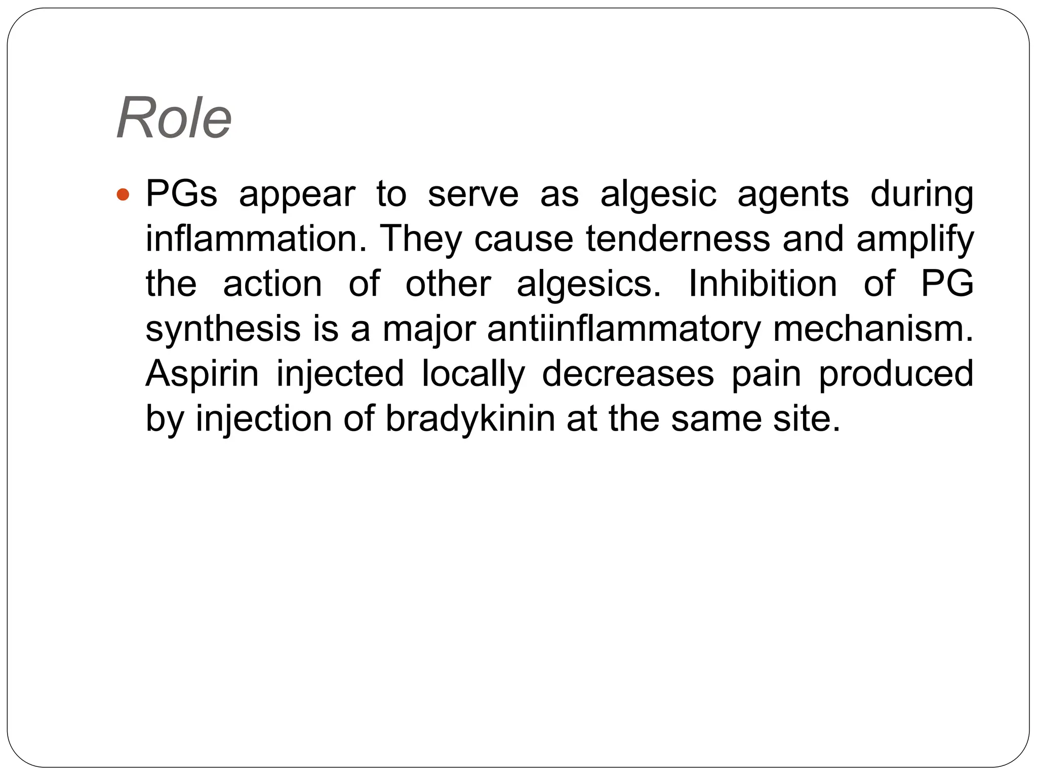 Pharmacology of Prostaglandins, Thromboxanes and Leukotrienes | PPTX