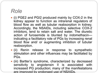 Pharmacology of Prostaglandins, Thromboxanes and Leukotrienes | PPTX