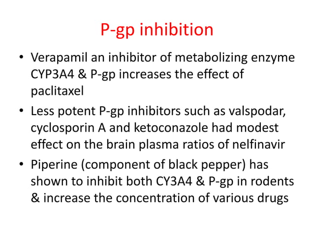 P- glycoproteins | PPTX