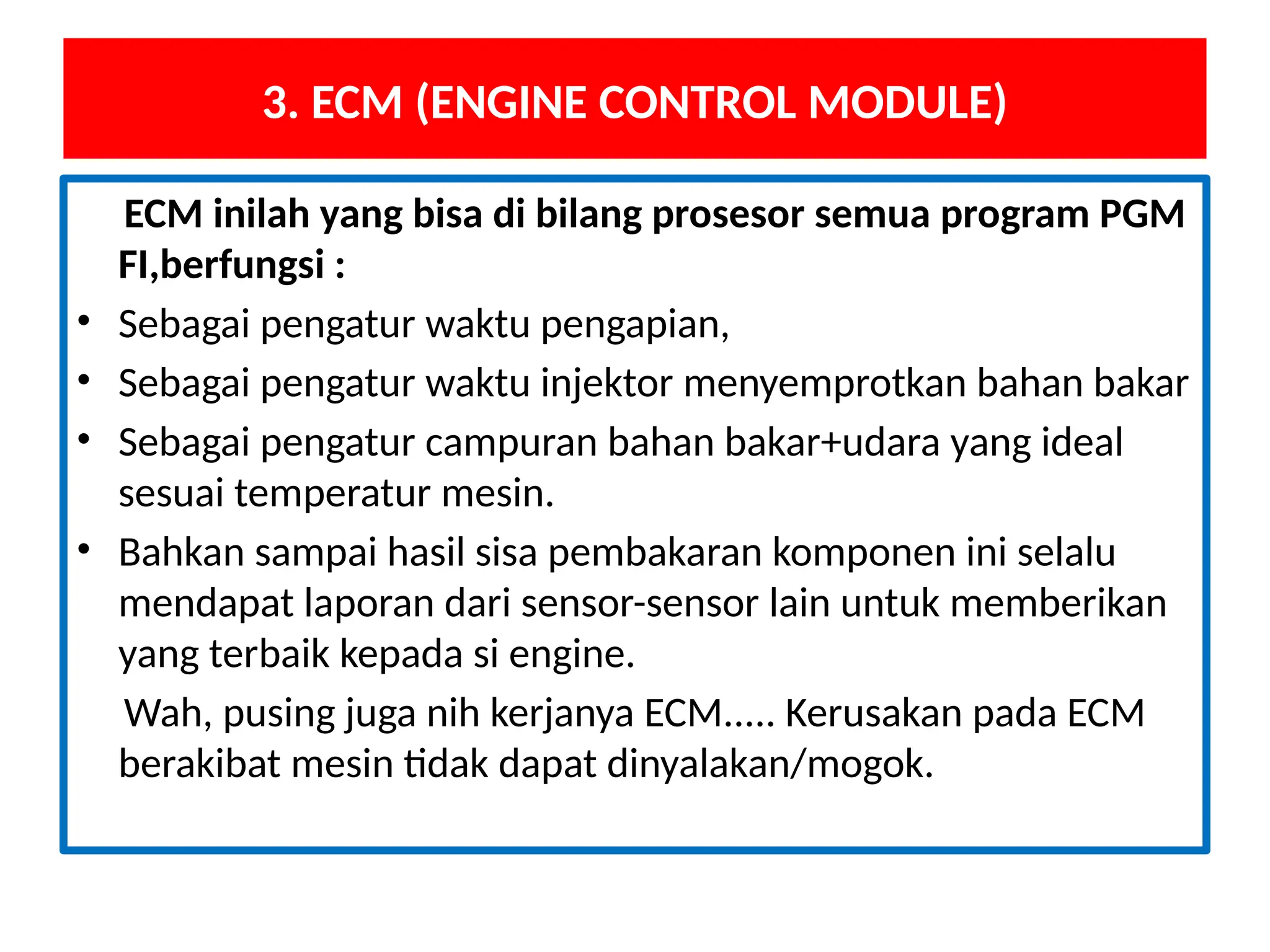PGM- FI teknik bisnis sepeda motor kelas x | PPTX