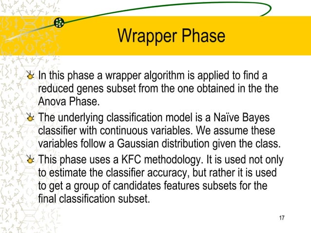 Application of a Selective Gaussian Naïve Bayes Model for Diffuse-Large ...