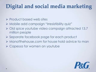 P&G : Marketing capabilities | PPT