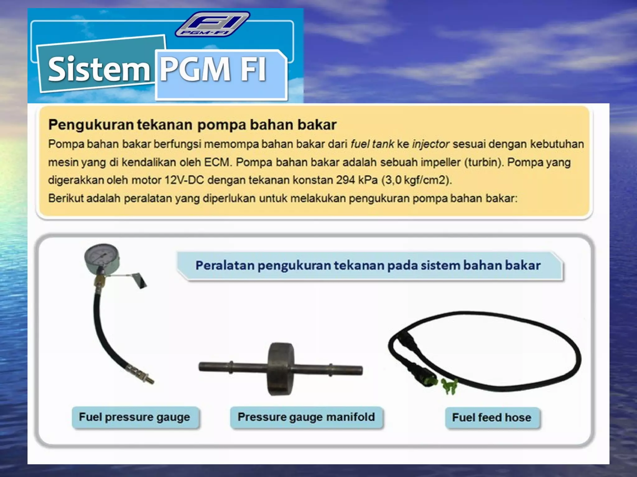 PGM FI (Programmed Fuel Injection) | PPT