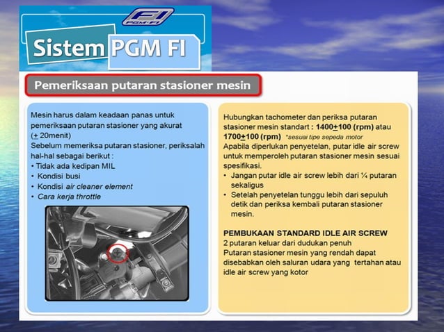 PGM FI (Programmed Fuel Injection) | PPT