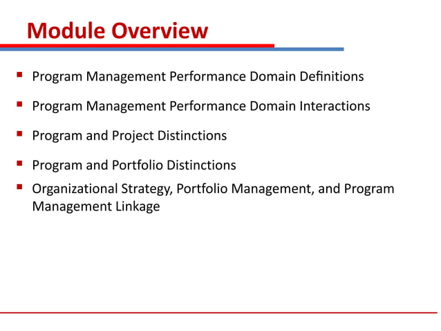 PgMP 02 - Program Performance Domainv1 | PDF