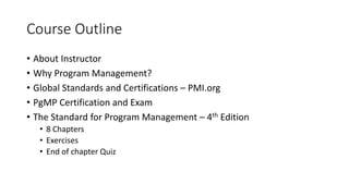 PgMP Course Training Material Slides PowerPoint Presentation | PDF