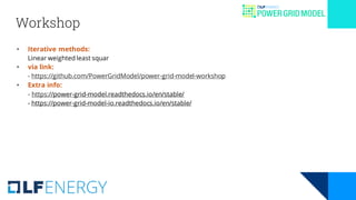 Power Grid Model Workshop - 18 January 2024 | PPT