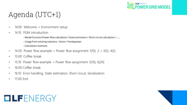 Power Grid Model Workshop - 18 January 2024 | PPT