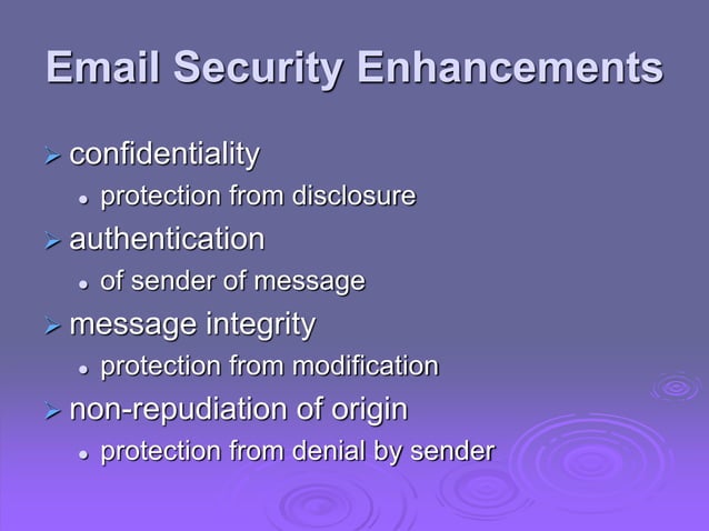 computer netwok security Pretty Good Privacy PGP.ppt