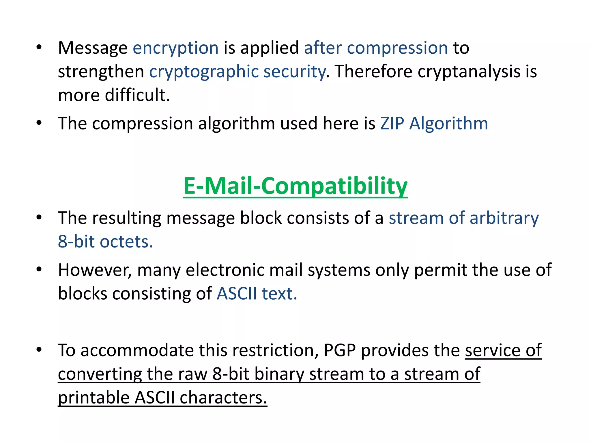 Pgp pretty good privacy | PPTX