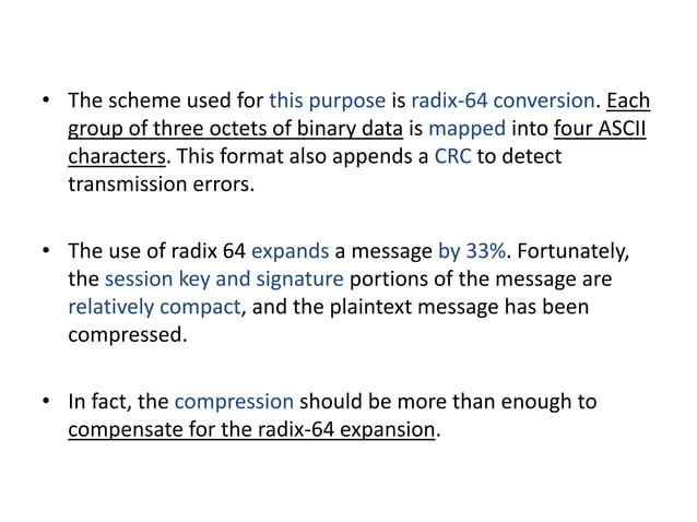 Pgp pretty good privacy | PPTX | Email | Internet