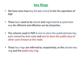 Pgp pretty good privacy | PPTX