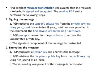 Pgp pretty good privacy | PPTX