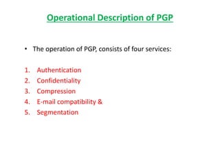 Pgp pretty good privacy | PPTX