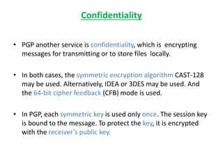 Pgp pretty good privacy | PPTX