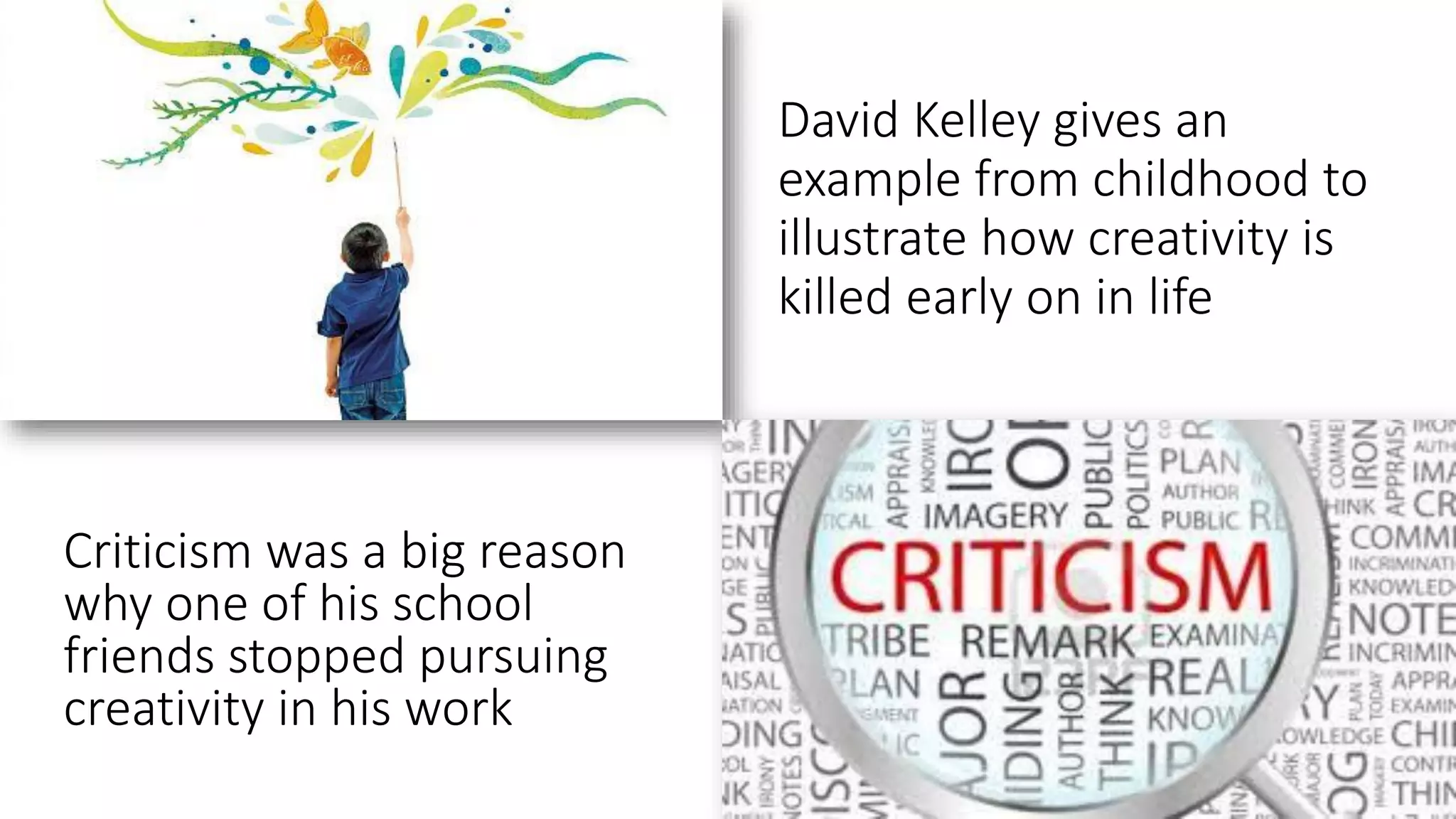 TEDx Talk :How to Build your Creative Confidence by David Kelley | PDF