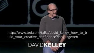 TEDx Talk :How to Build your Creative Confidence by David Kelley | PDF